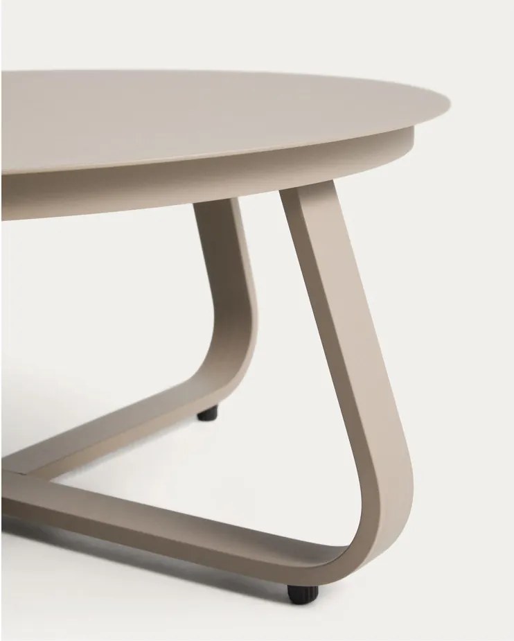 Kovový kulatý zahradní konferenční stolek ø 80 cm Tamaris – Kave Home
