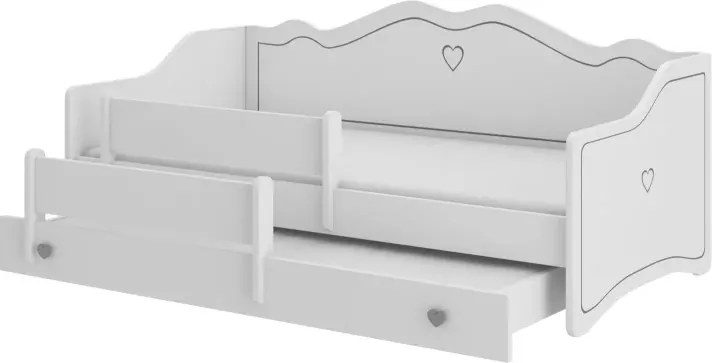 Dvojitá postel s matracemi EMKA II Gray 160x80