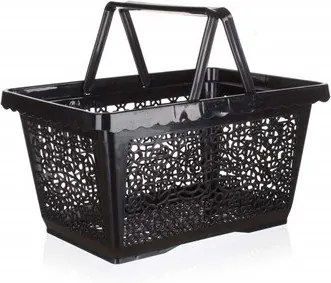BANQUET Nákupní košík plastový 43 x 30 x 23 cm černý