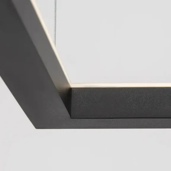 LED lustr Eterna 75 černé