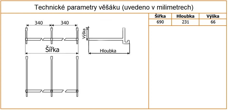 In-Design Nábytkový věšák ANDY MAXI chrom satén