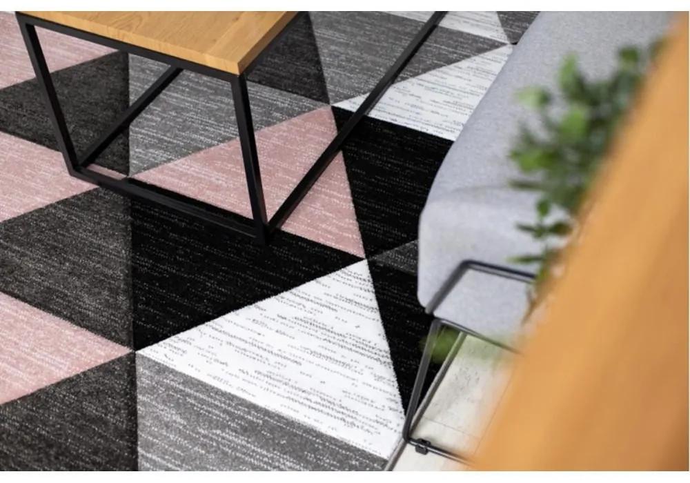 Kusový koberec Rino šedorůžový 240x330cm