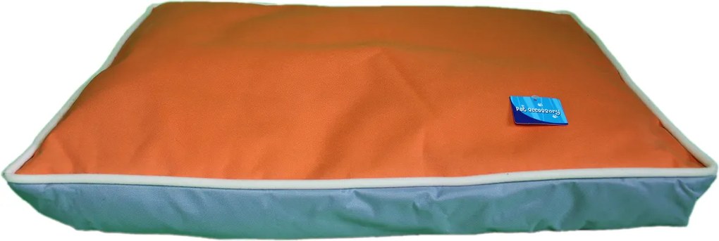 Voděodolná oranžovošedá matrace pro psy - 75x50 cm