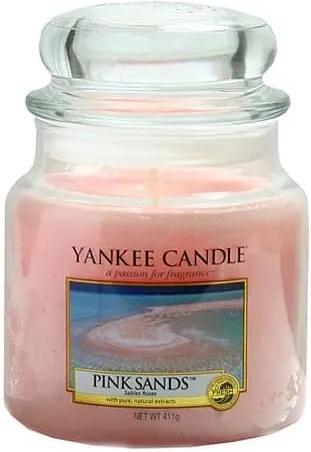Vonná svíčka Yankee Candle Pink Sands, střední