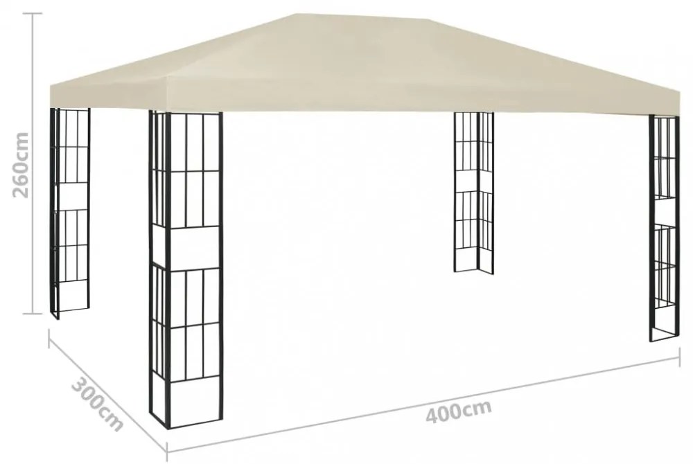 Zahradní altán 3 x 4 m Dekorhome