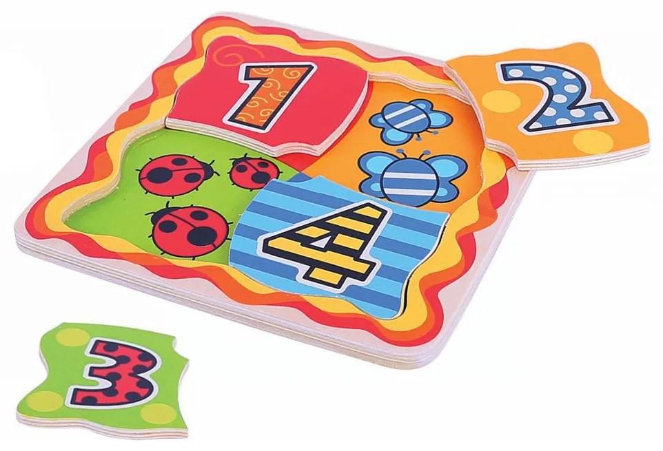 Bigjigs Toys Moje první počítací puzzle