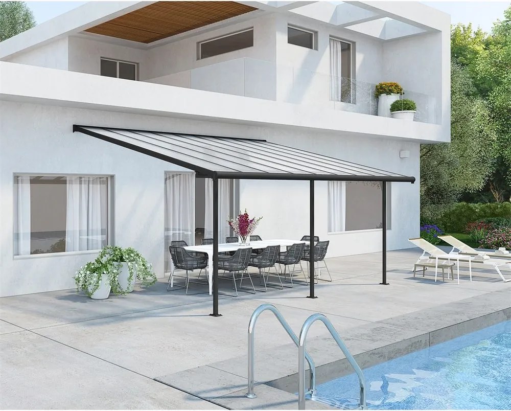 Hliníková pergola Palram Sierra 5400 antracit 3 x 5,46