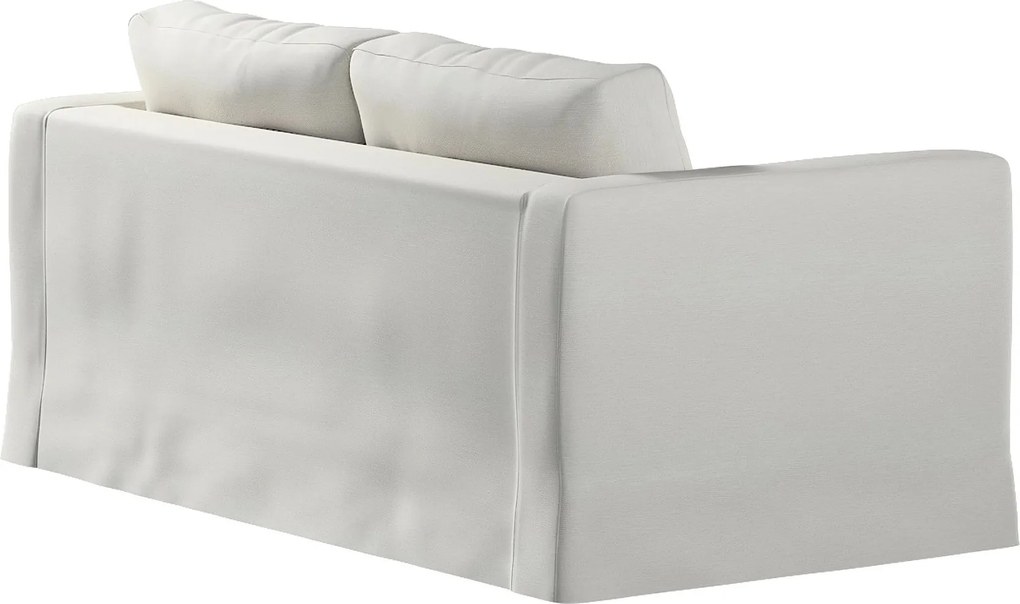 Potah na pohovku IKEA  Karlstad 2-místná , nerozkládací, dlouhý barva šedá látka lesklé, pletený vzor, sametová