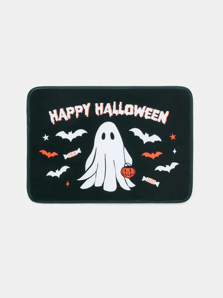 Sinsay - Koupelnová předložka s halloweenským motivem - černá
