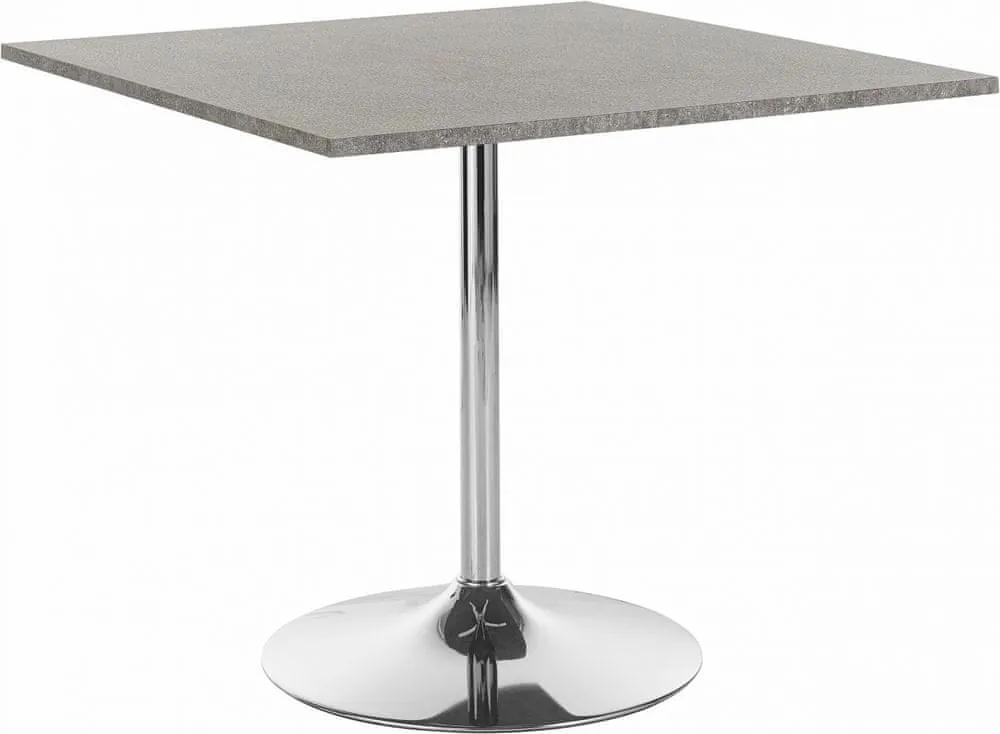 Danish style Jídelní stůl Tren, 90 cm, šedá
