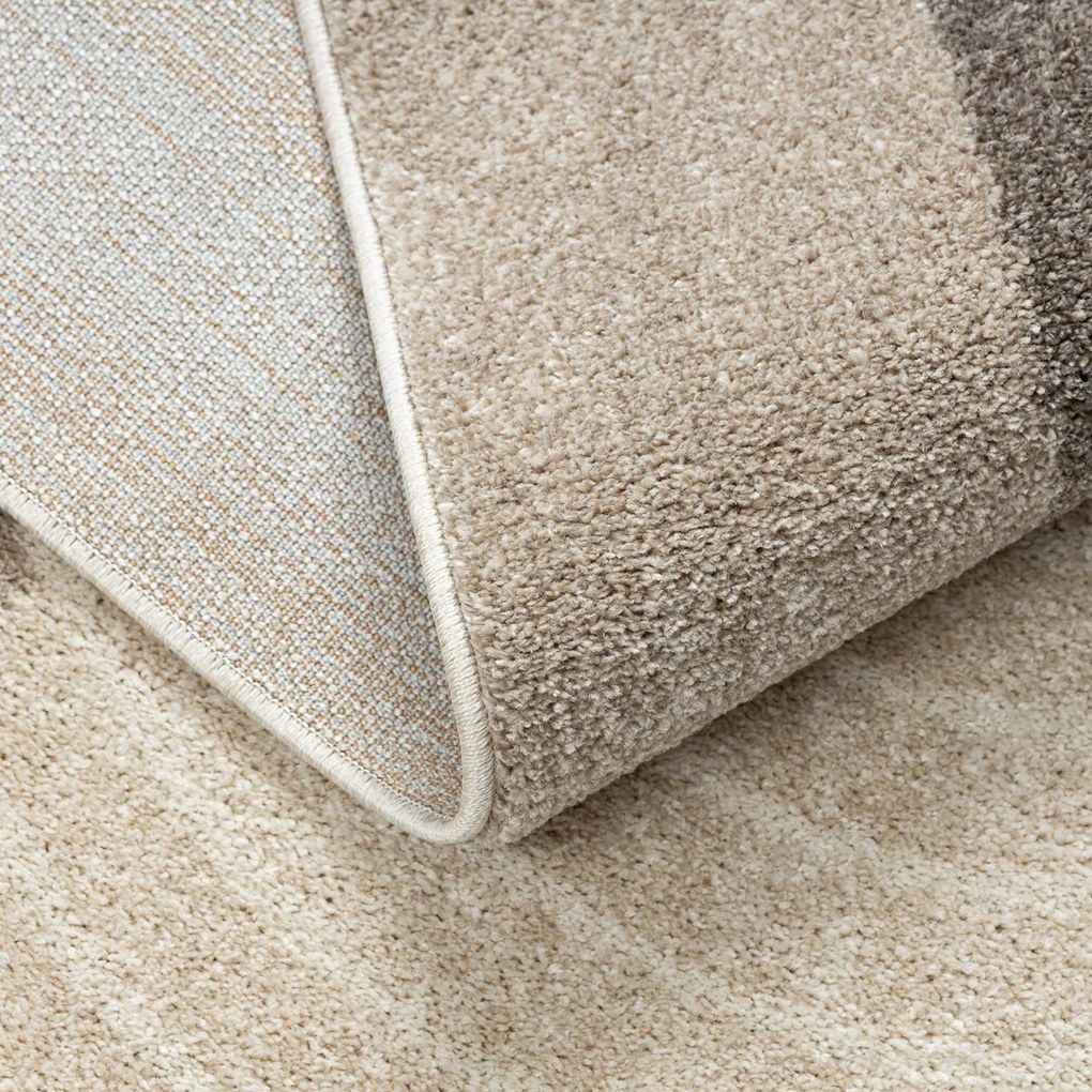 Dywany Łuszczów, Kusový koberec Fusion 0810 beige/brown, 160x220, vícebarevná, kancelář