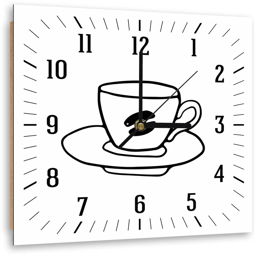 Gario Hodiny na zeď Čas na kávu Rozměry: 60 x 60 cm