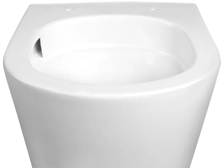 BPS-koupelny Závěsná WC mísa se SoftClose sedátkem HYD-4772, bílá