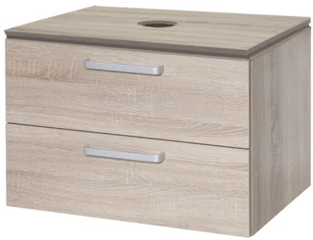 Skříňka pod umyvadlo Naturel Vario Dekor 69 cm, dub VARIODESK75ZDBDB