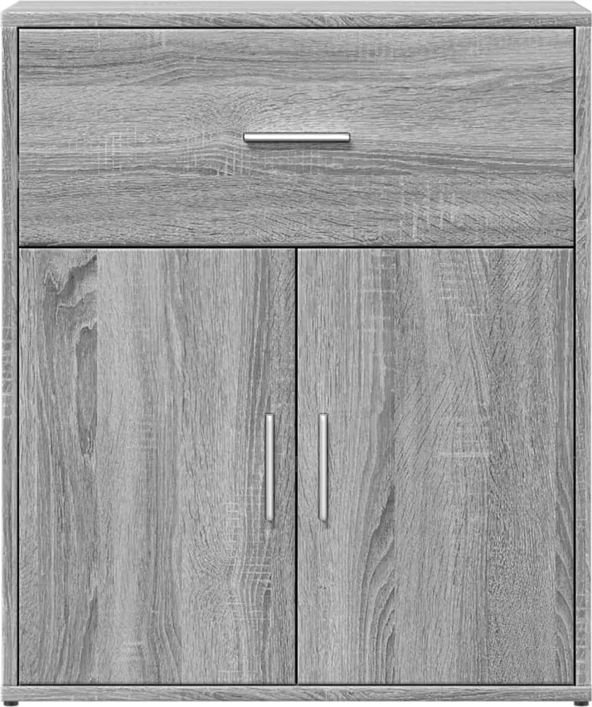 Příborníky 2 ks šedé sonoma 60 x 31 x 70 cm kompozitní dřevo 3276551