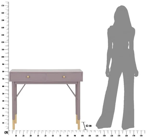 Nachově fialový konzolový stolek Mauro Ferretti Lille