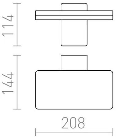 RED - Design Rendl-R11947- LED Venkovní nástěnné svítidlo RINA LED/12W/230V IP65