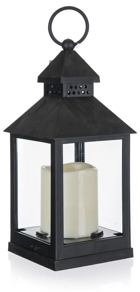 Home Decor Lucerna s LED svíčkou, 10 x 10 x 23 cm