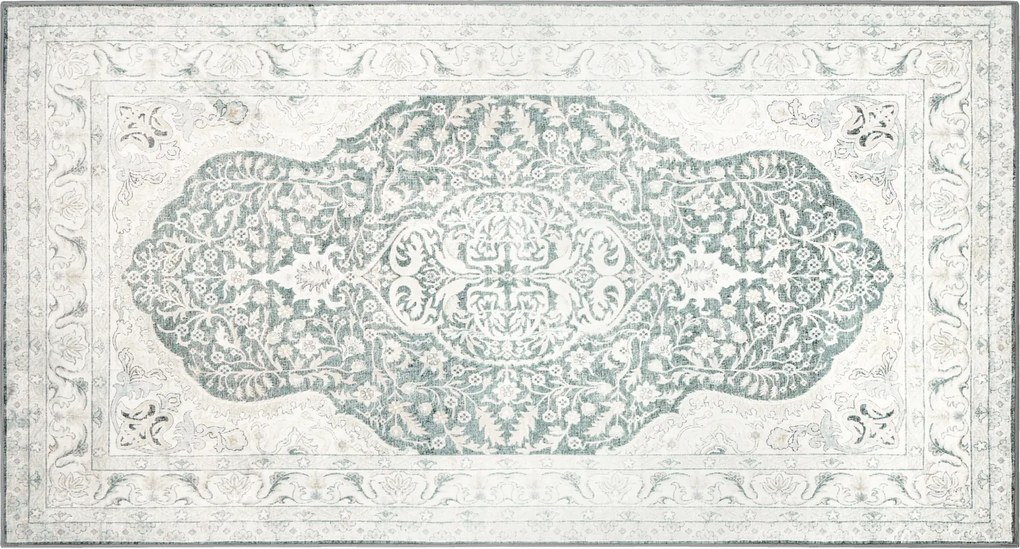 Livarno® Koberec Premium, 80 x 150 cm (zelená/šedá)