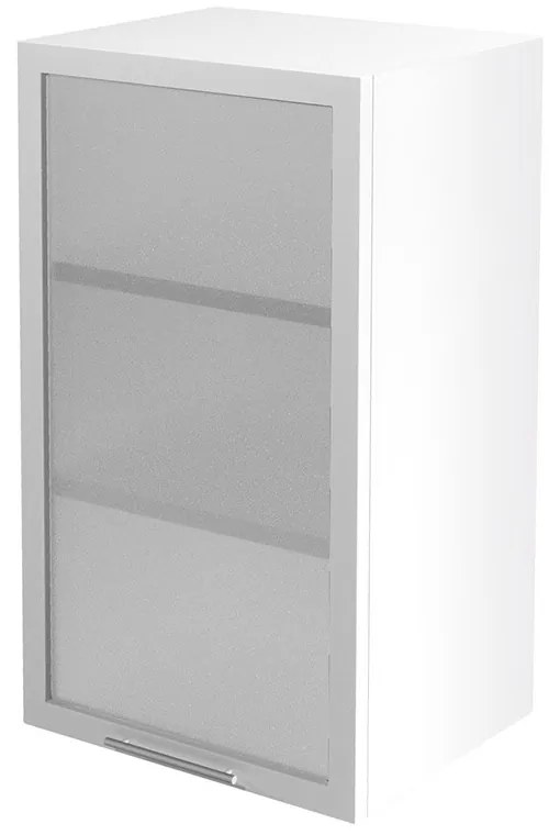 Horní skříňka skleněná Vento GV-40/72 levá, bílá