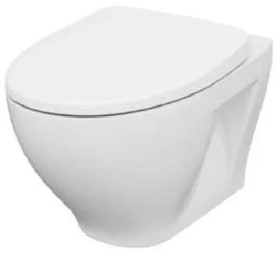 Cersanit Moduo - Závěsné WC se sedátkem SoftClose, CleanOn, bílá K701-262