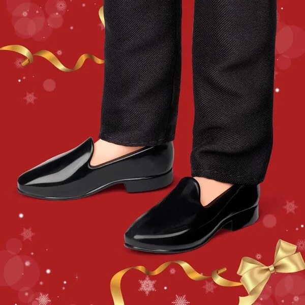 BRB VÁNOČNÍ PANENKA KEN BLOND 2025 (SIOC) Vícebarevná