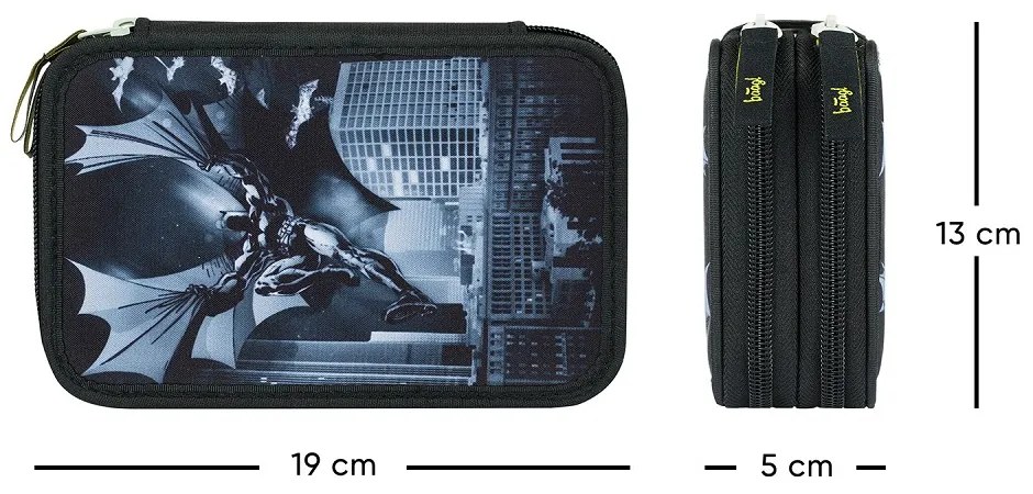 BAAGL - dvoupatrový školní penál Batman Dark City