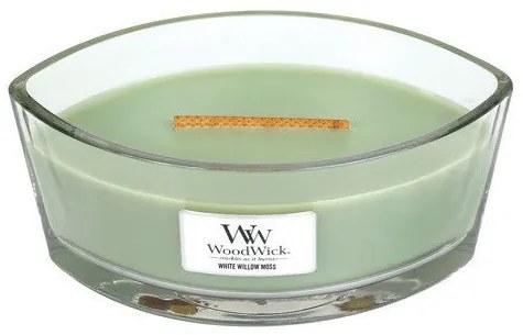 WoodWick Vonná svíčka loď White Willow Moss 453 g