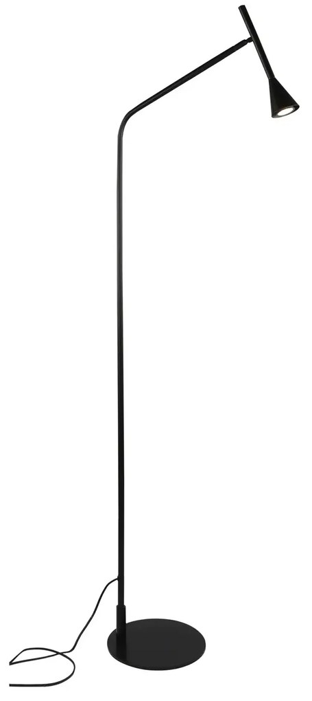Moderní stojací lampa Gygnus černá