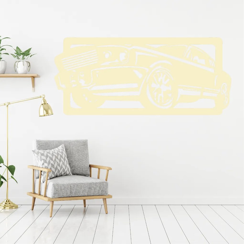 Živá Zeď Samolepka na zeď Auto Ford Mustang Barva: černá