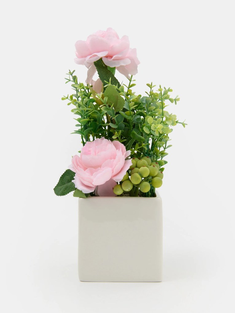 Sinsay - Decorative plant in a pot - pastelová růžová