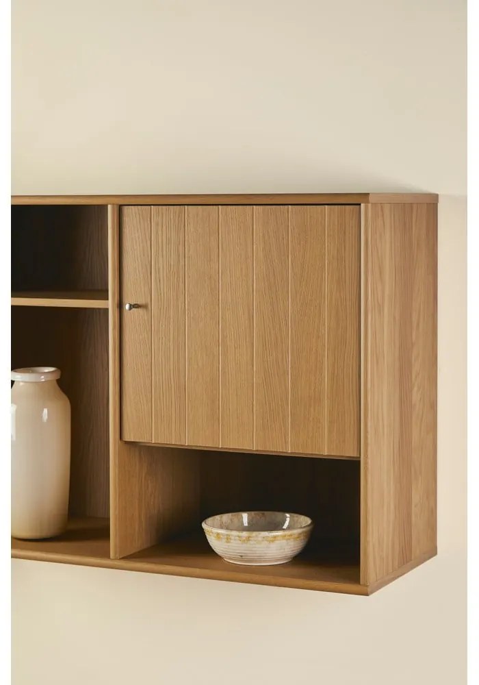Závěsná knihovna v dekoru dubu v přírodní barvě 89x61 cm Mistral – Hammel Furniture