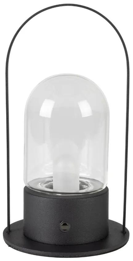 OnaDnes -20% Černá kovová stolní LED lampa ZUIVER SMARTY