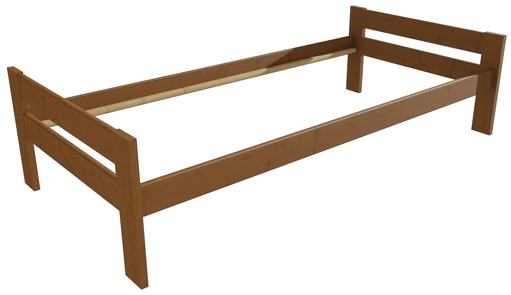 Vomaks Jednolůžková postel VMK006C Rozměr: 90 x 200 cm, Barva: surové dřevo