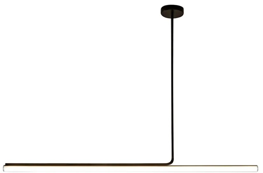 Toolight Moderní designové LED osvětlení APP1659-CP Black 120cm