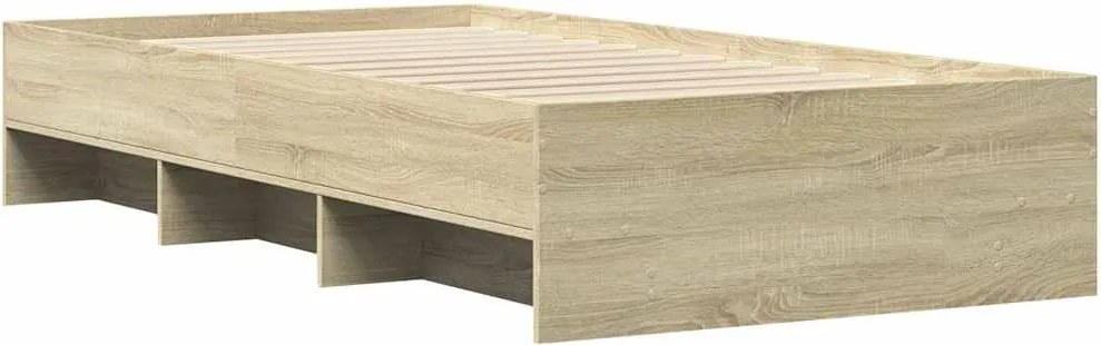 Rám postele bez matrace dub sonoma 90 x 190 cm kompozitní dřevo 3295704