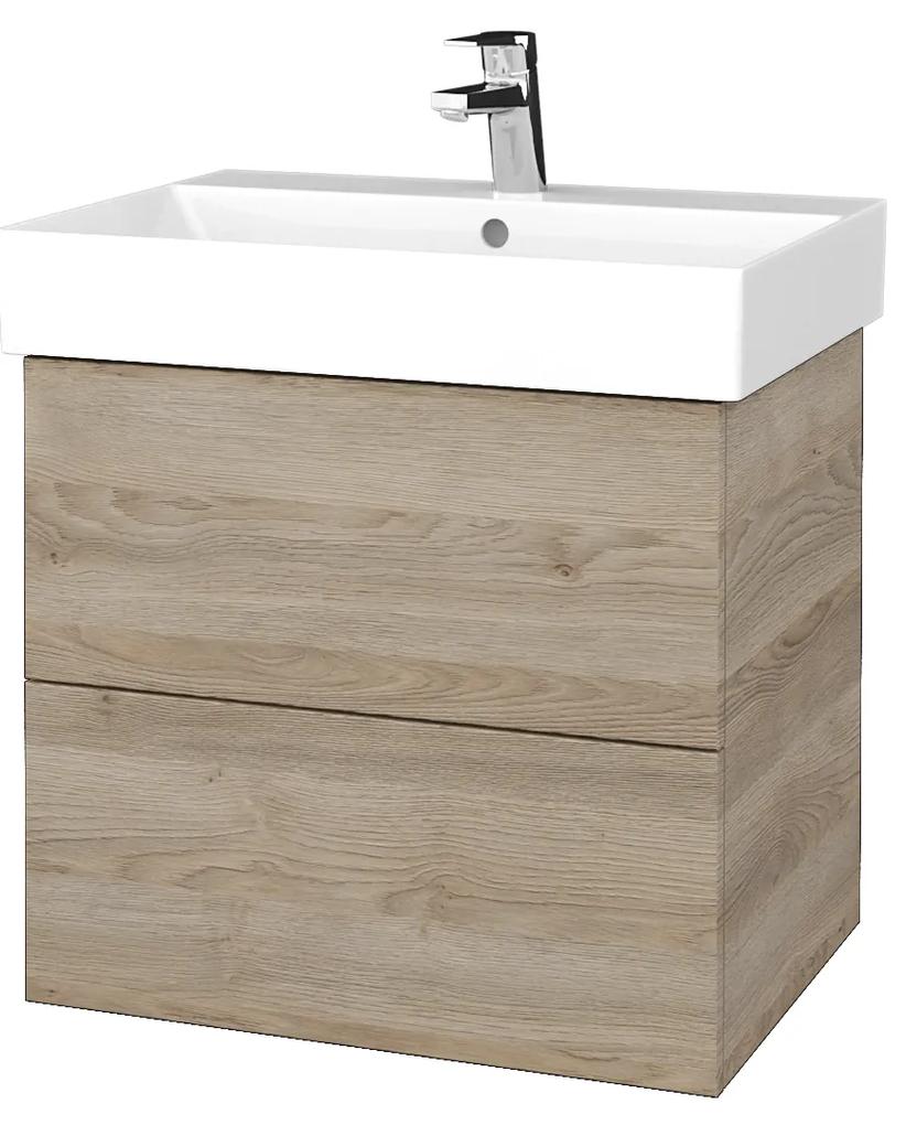Dřevojas Koupelnová skříň VARIANTE SZZ2 60 Varianta: N01 Bílá lesk / M01 Bílá mat