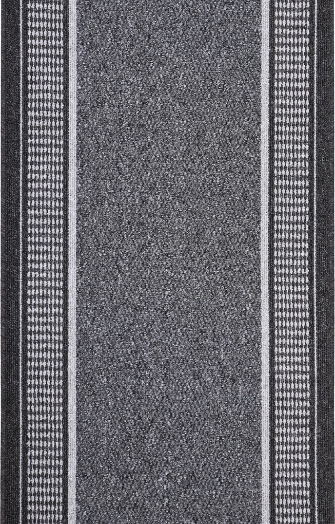 Condor Carpets, Běhoun na míru Promenade 8727 antra, šíře 100 cm, šedá, chodba / předsíň