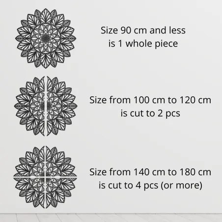 Mandala Květ života ze dřeva | Symbol harmonii pro váš domov | SENTOP HDF0255