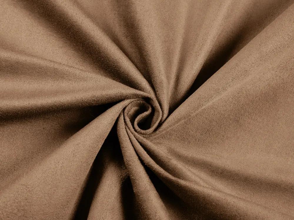 Biante Povlak na polštář/imitace broušené kůže Alcantara ALC-004 Světle hnědý 50 x 70 cm