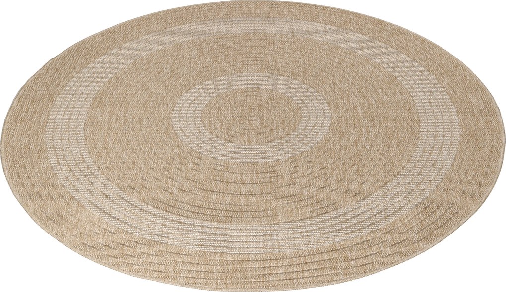 Ayyildiz, Kusový koberec Comilla 886 Beige kruh, 80x80 (průměr) kruh, béžová, chodba / předsíň