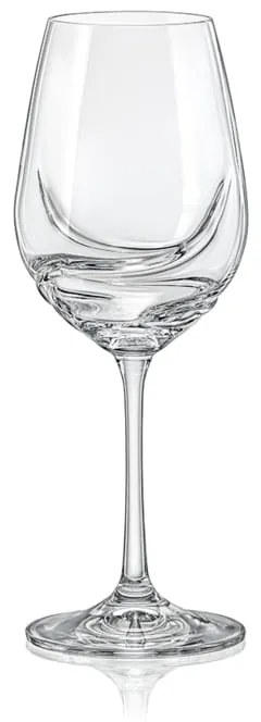 Crystalex - Bohemia Crystal Sklenice na víno Turbulence 350 ml, 2 ks