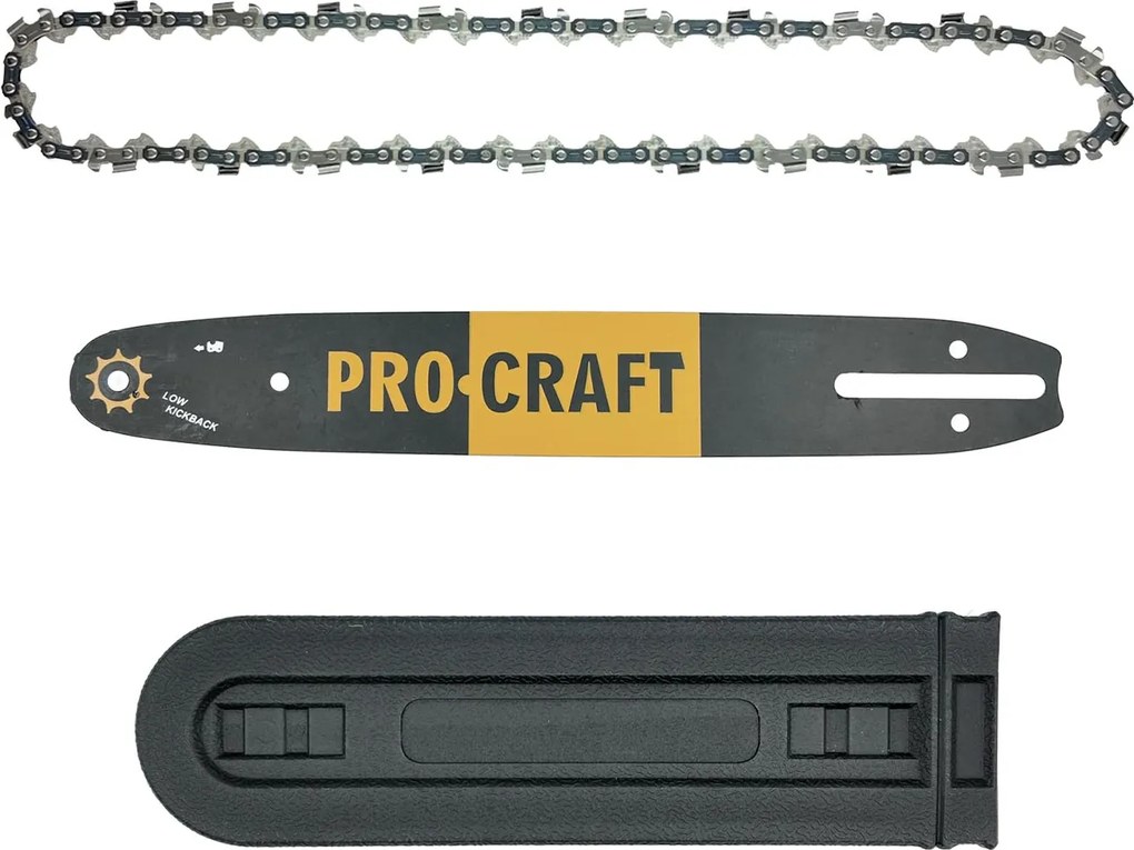 Procraft PKA38 20V - akumulátorová řetězová pila (bez akumulátoru a nabíječky)