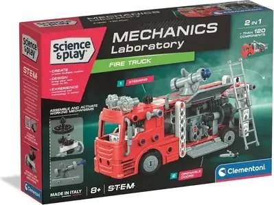 Clementoni SciencePlay Mechanická laboratoř Hasičské auto / od 8 let