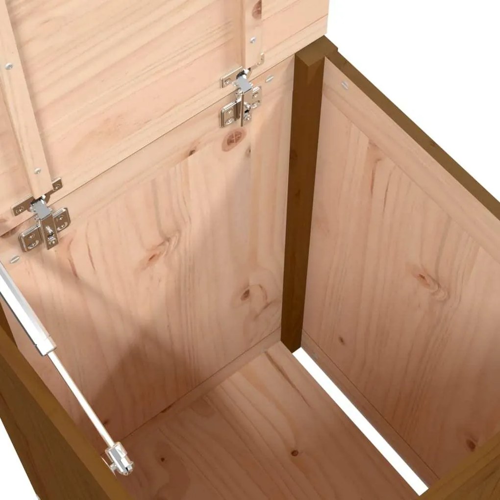 vidaXL Box na prádlo 44 x 44 x 66 cm masivní borové dřevo [823567] Barva: Bílá