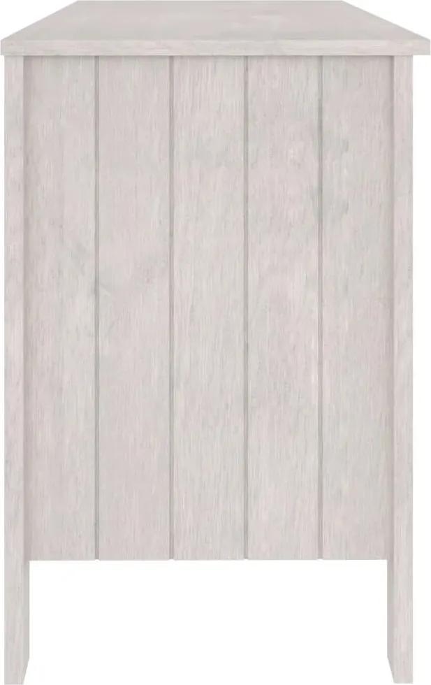 vidaXL Psací stůl HAMAR 113 x 50 x 75 cm masivní borovice [340461] Barva: Tmavě šedá