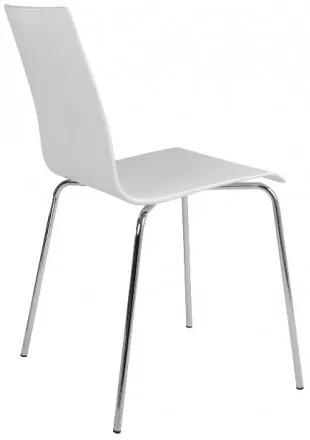 Jednací židle LAURA - bílá - 3D511