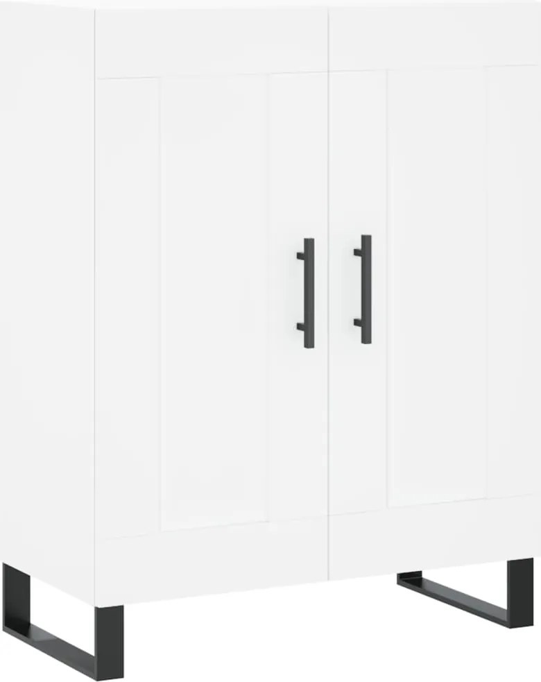 Skříň highboard bílá 69,5 x 34 x 180 cm kompozitní dřevo 3199705