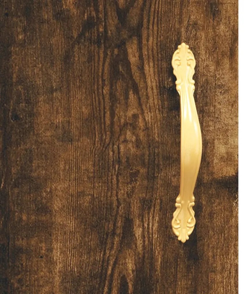 Skříň highboard kouřový dub 69,5 x 34 x 180 cm kompozitní dřevo,  3189234