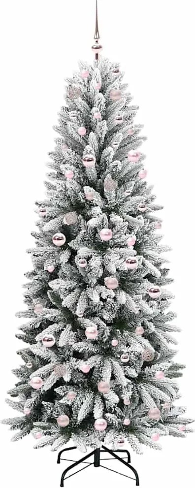 Umělý vánoční stromeček Bílá 210 cm PVC, plast, ocel a PE 3396059